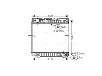Radiator AVA Cooling 81061016503 | BAS Parts & Tyres
