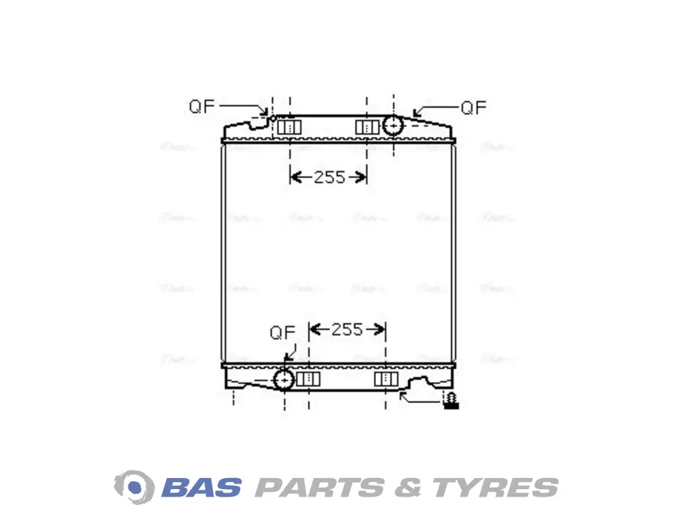 Radiator AVA Cooling 41214447 | BAS Parts & Tyres