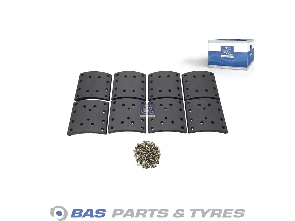 Drum brake liner DT Spare Parts 2992123 | BAS Parts & Tyres