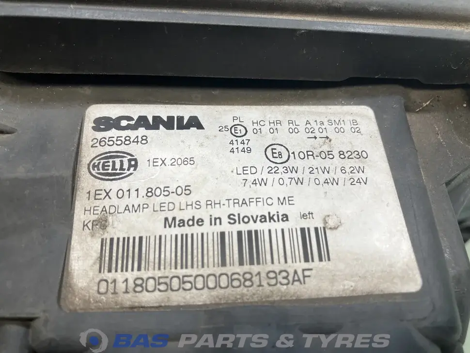 Faro principal Izquierda 2379882 | BAS Parts & Tyres